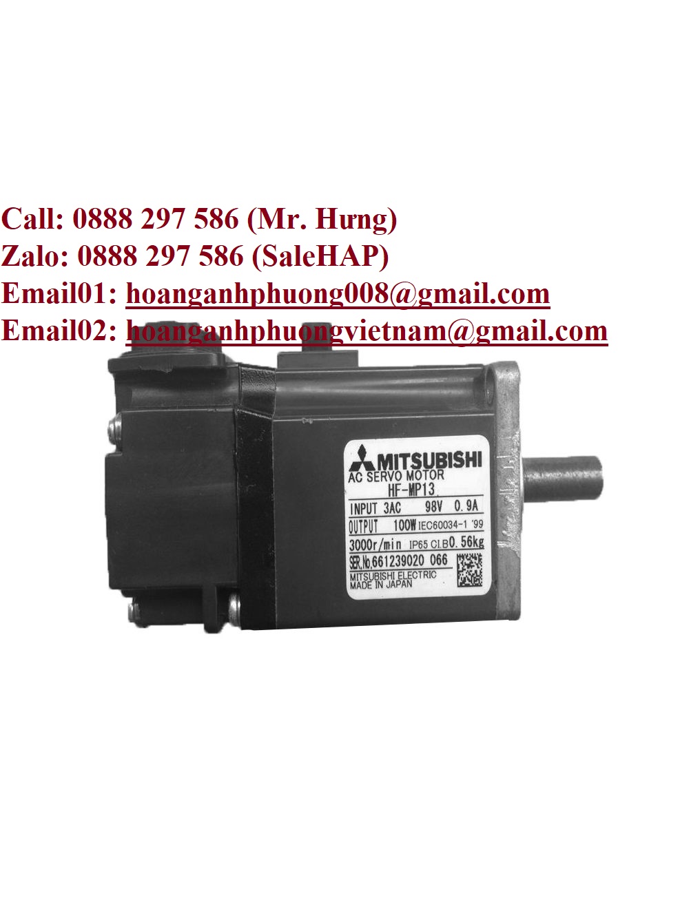 Servo Motor MItsubishi HF-MP13