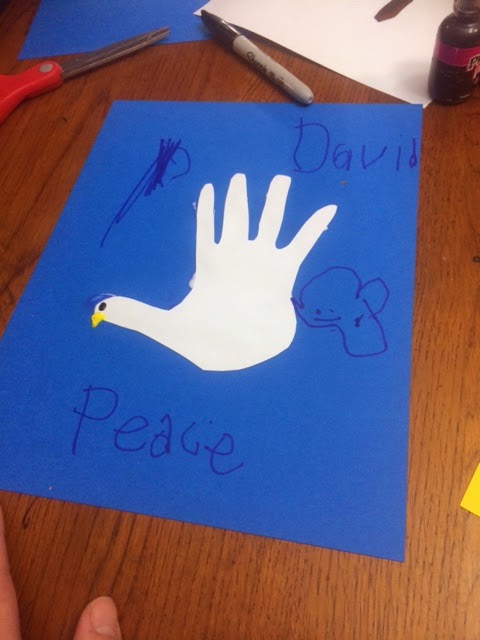 Working Mom Wonders: Dove Hand Prints