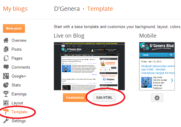 4 Perubahan Baru Editor HTML Pada Blogger Template - New Improvements ...