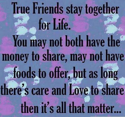 True friends stay together for life. | I Share Quotes