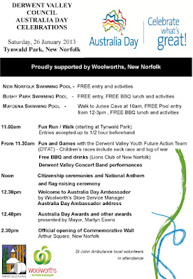 Australia Day program - New Norfolk News