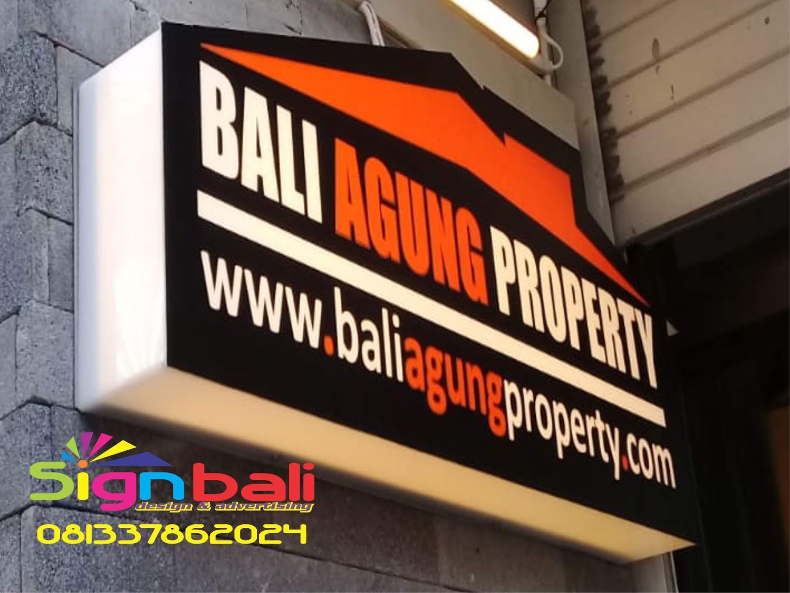 Neon box di bali - Sign bali