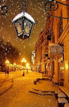 Winter night in Moscow Russia - The World is Yours