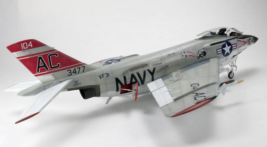 McDonnell Douglas F3H-2 Demon, VF-31 Tomcatters - Hobby Boss, 1/48 - Terminé