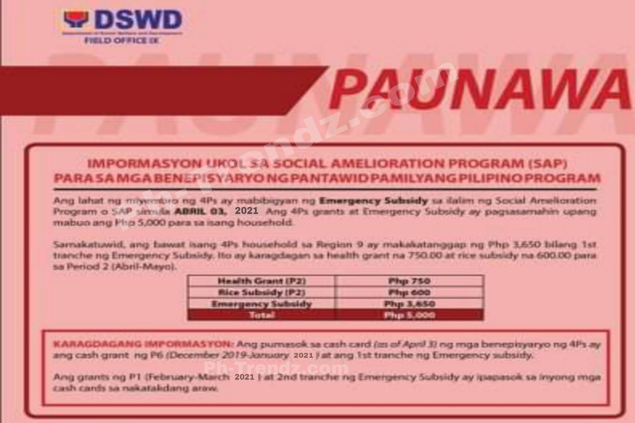 Payout Schedule ng 4P's at magkano ang makukuha | Alamin dito.
