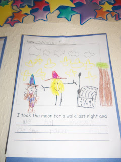Mrs. Wood's Kindergarten Class: We took the Moon for a Walk.