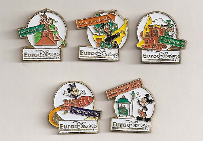 Pins do Pedro: Euro Disney