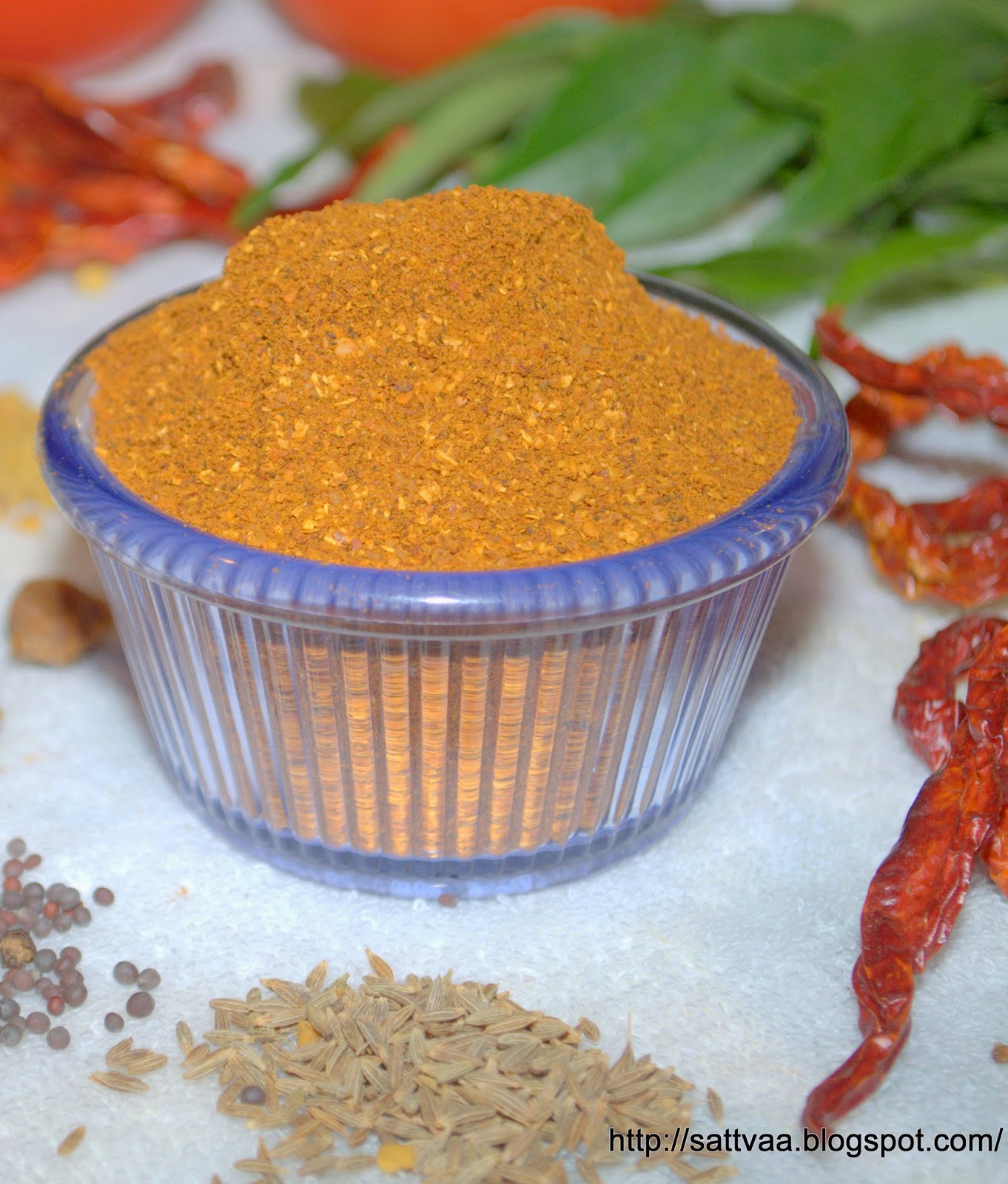 Sattvaa: Saaru pudi(Rasam powder) & (Mysore) Saaru - a sought after ...