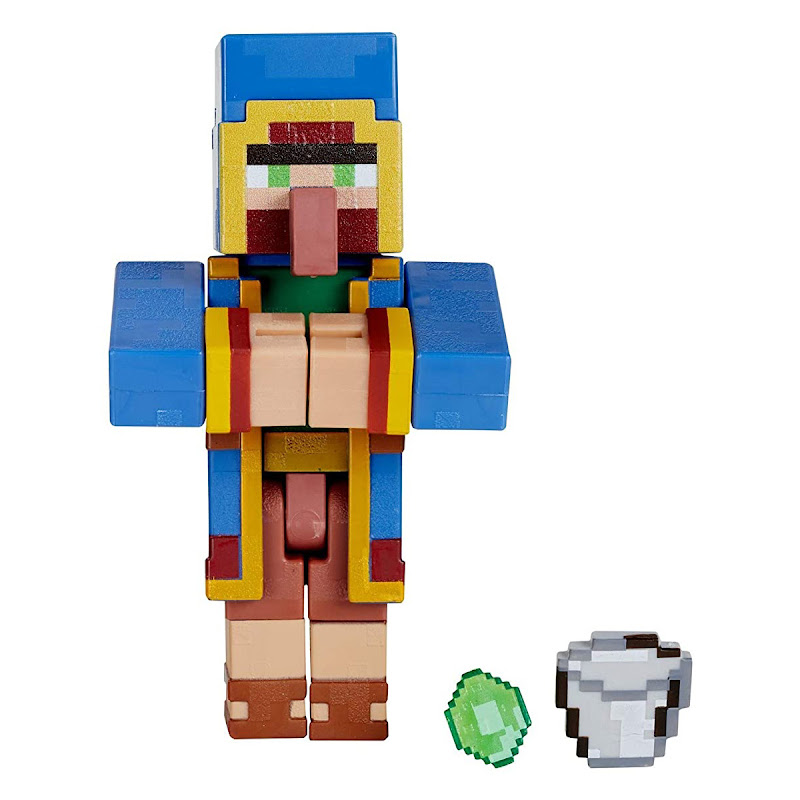 Minecraft Wandering Trader Craft-a-Block Series 1 Figure | Minecraft Merch