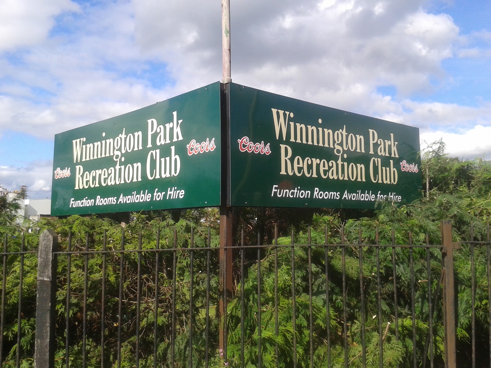 Winnington Park Recreation Club: WPRC News