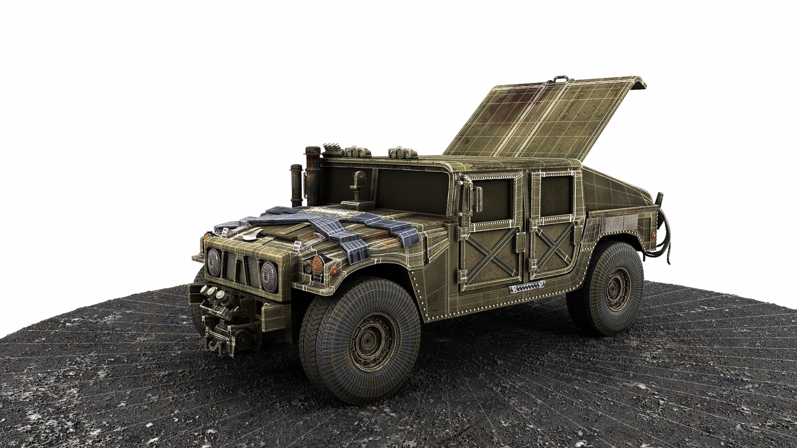 Sachin Sharma: 3D Hummer Model