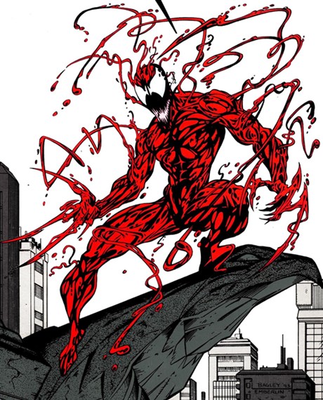 Todos los simbiontes diferentes: Venom, Carnage, Knull, Toxin ...