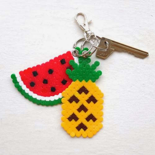 DIY Funky Fruity Key Chains | DIY Crafts List