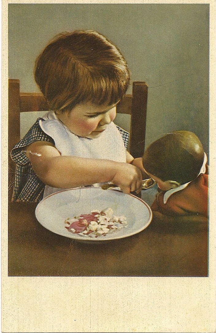 Uibles: A Family Blog: 1954 Doll Postcards from Europe