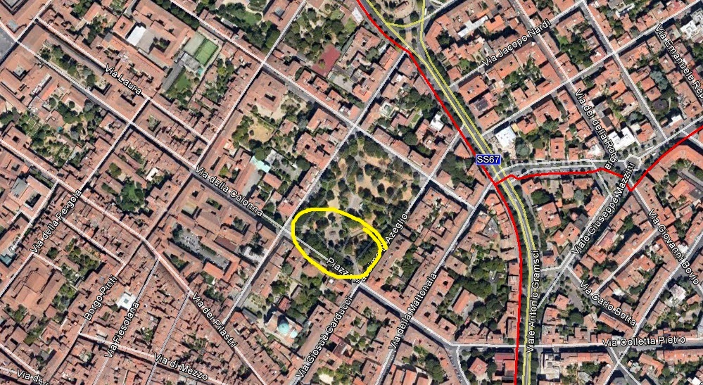 Dondo Land - le aree gioco a Firenze: L'area gioco di Piazza D'Azeglio
