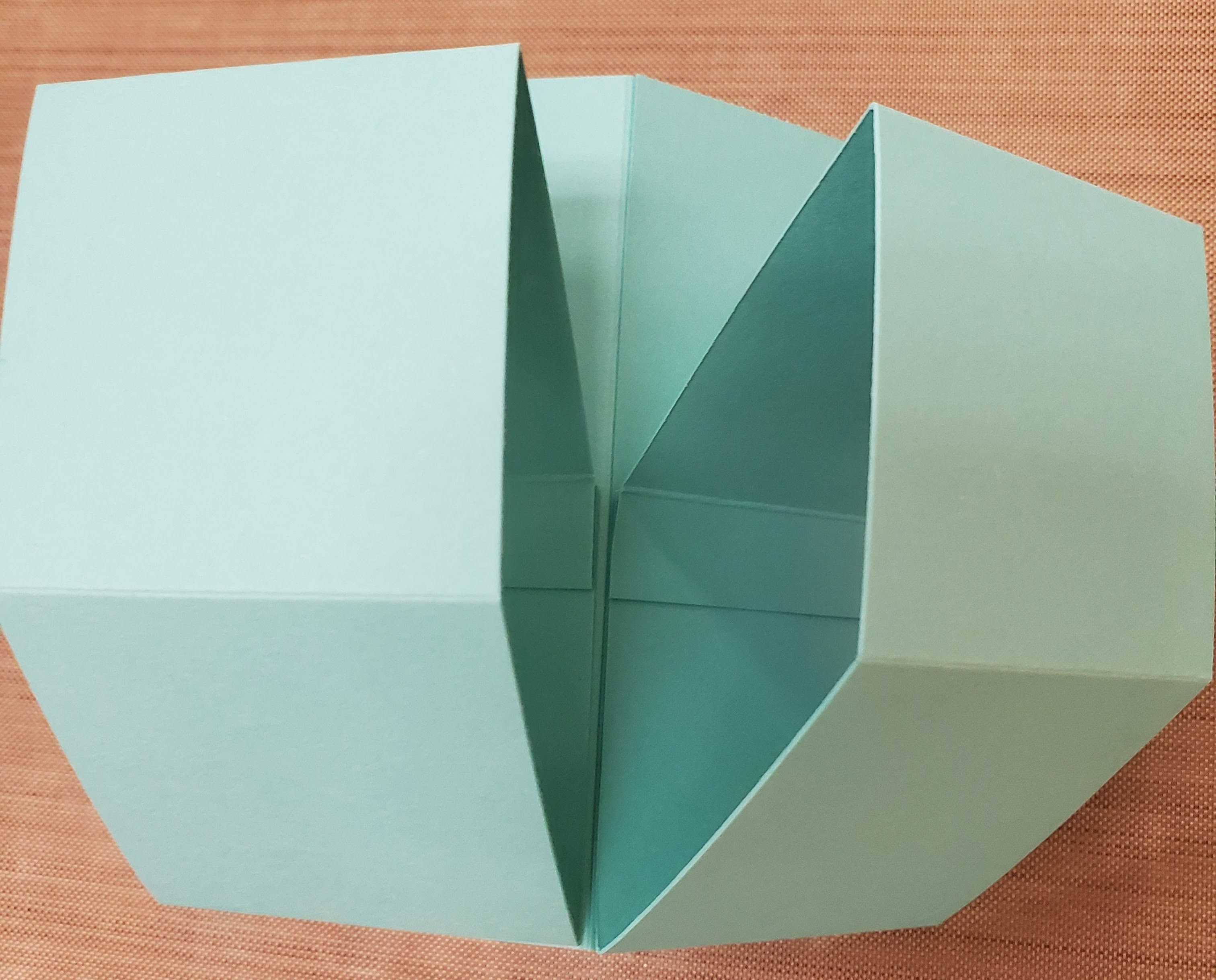 Sharon It With You: Video #10 Cube Card Tutorial using one piece of 8-1 ...