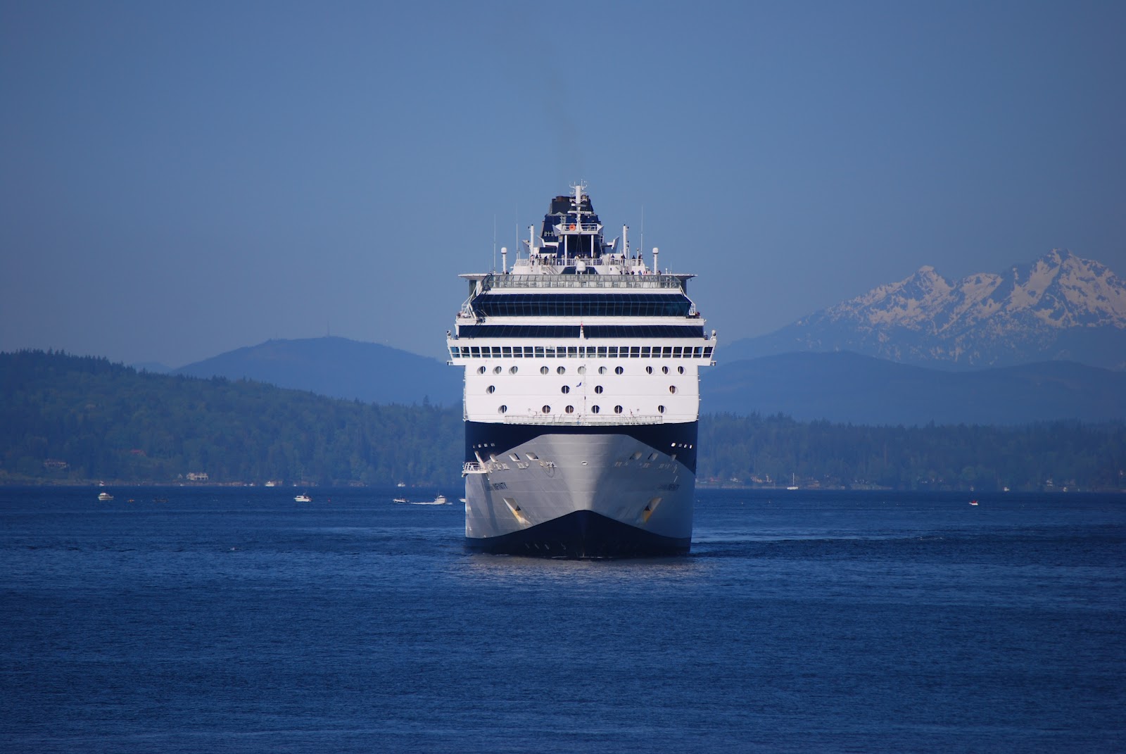 Channel 14, Seattle Traffic: Celebrity Infinity – 1st Cruise Ship of ...