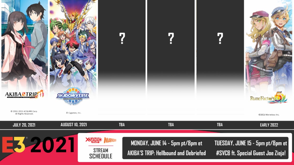 XSEED Games divulga detalhes de sua programação na E3 2021 - Nintendo Blast