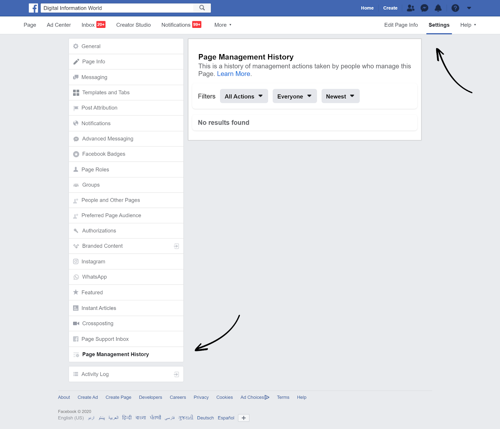 Facebook's new feature allows the page owners to have a better overview ...