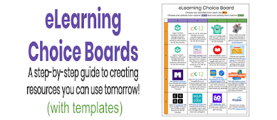 Teaching, Tech and Twitter: eLearning Choice Boards: A step-by-step ...