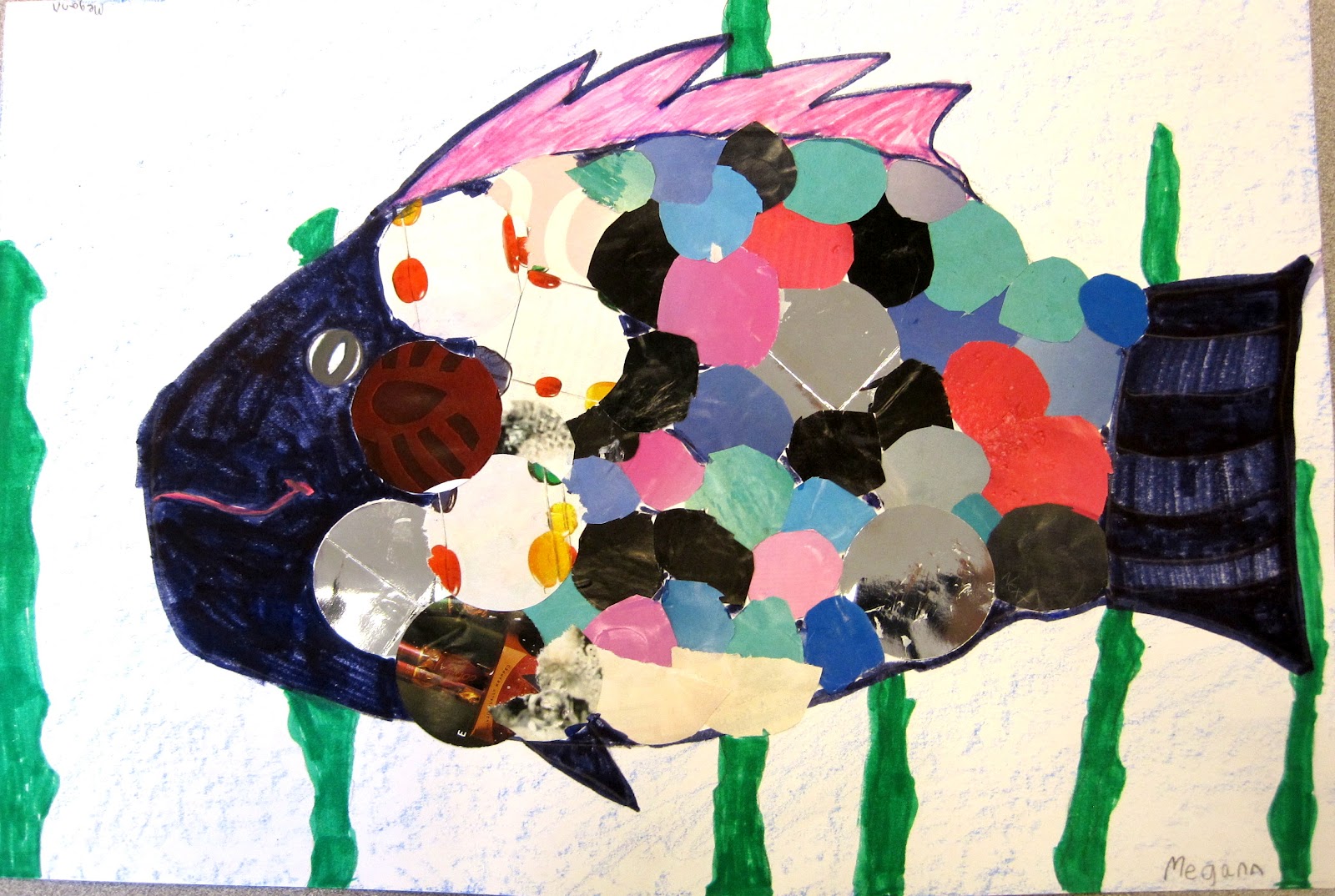 Art Class Ideas: Fish Collage