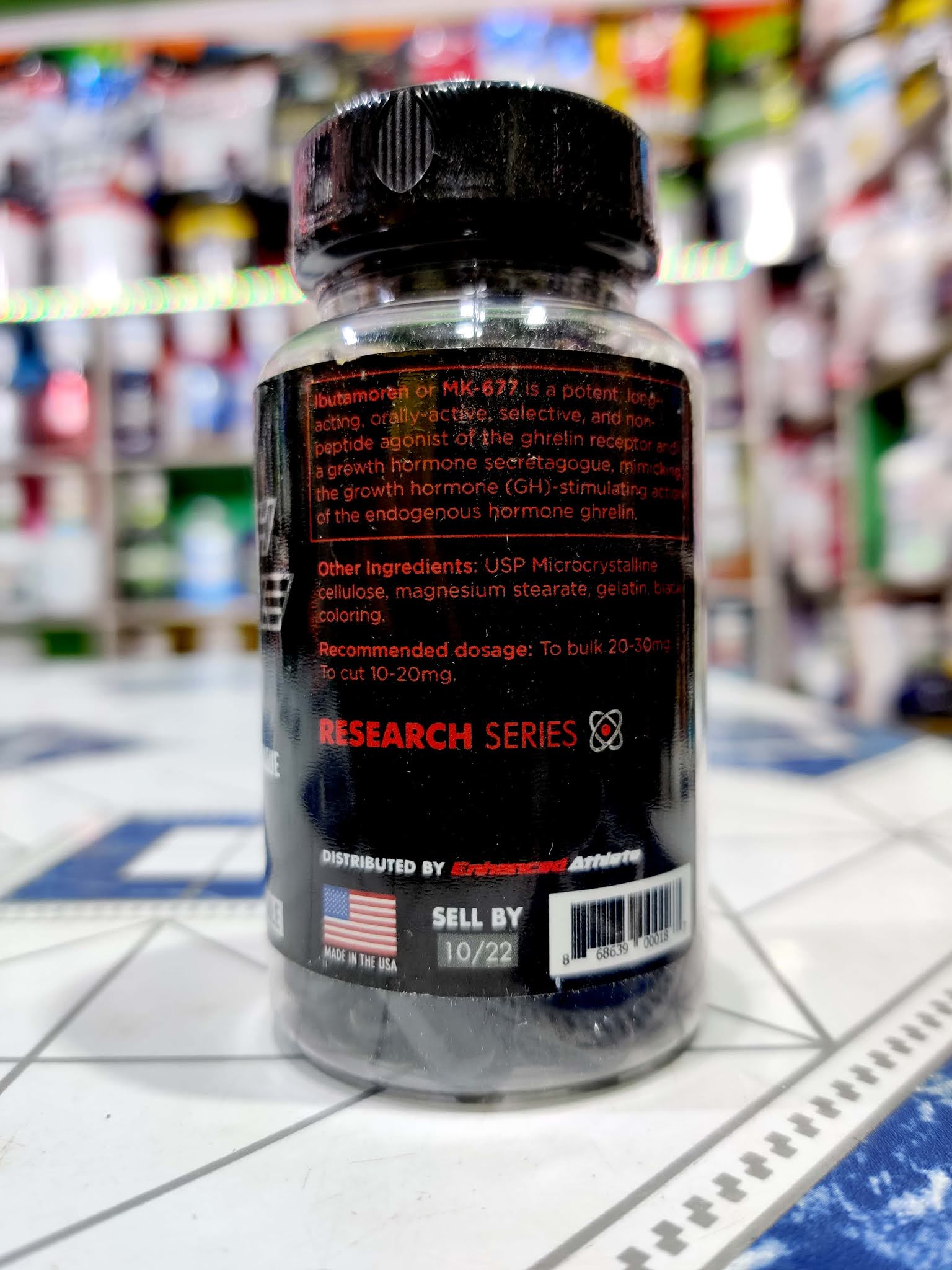 Enhanced Athlete Mk677 60 Capsules 10mg per Cap - NCRFS