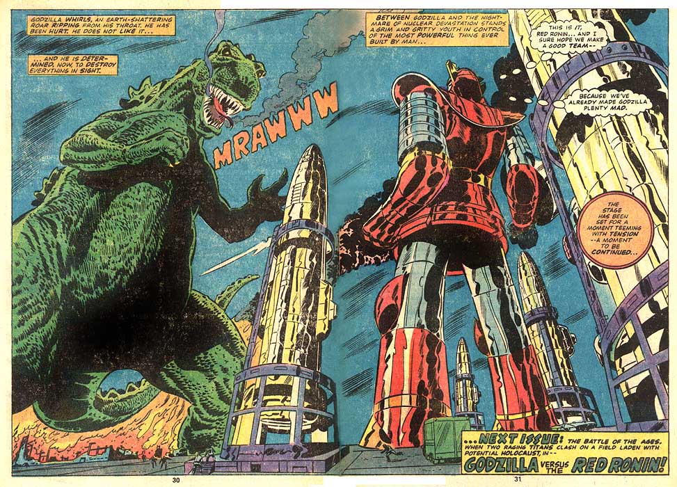 Rip Jagger's Dojo: Dojo Classics - Godzilla Vs. Red Ronin!