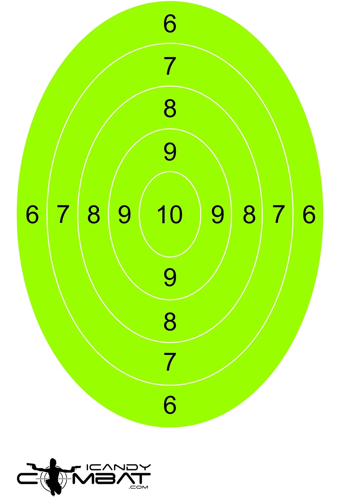 Распечатай и Стреляй!: Набор разноцветных овальных мишеней. Set of ...