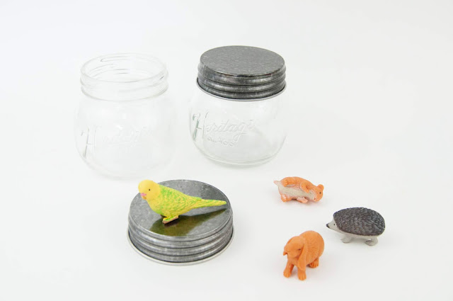 Spring Animal Topped Treat Jars | Jen Gallacher