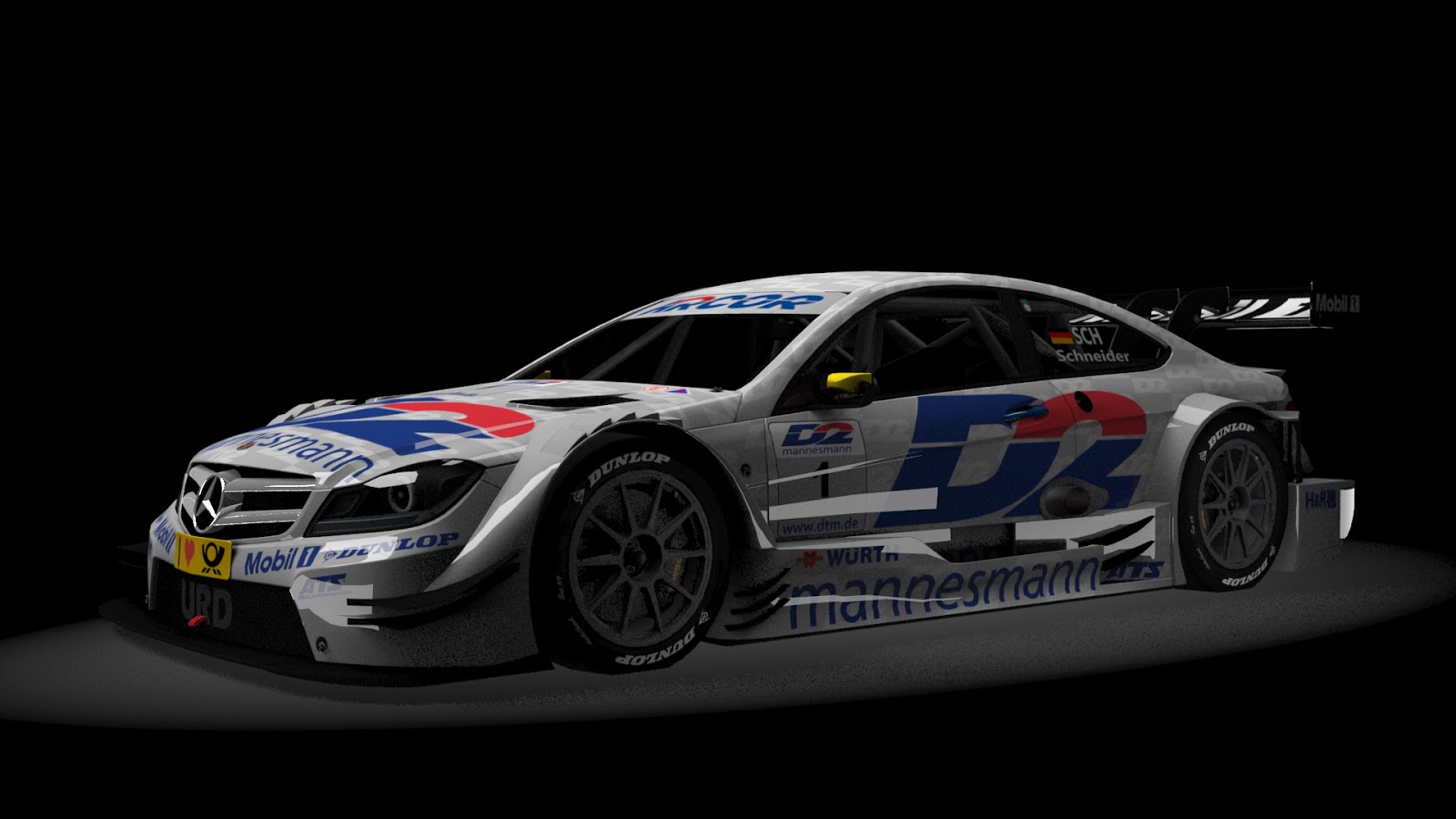 Lucian Paine Design: Team D2 | Mercedes Benz C-Coupé DTM #1 B ...