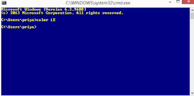 How to change color in Command Prompt CMD? | Asan Job Portal