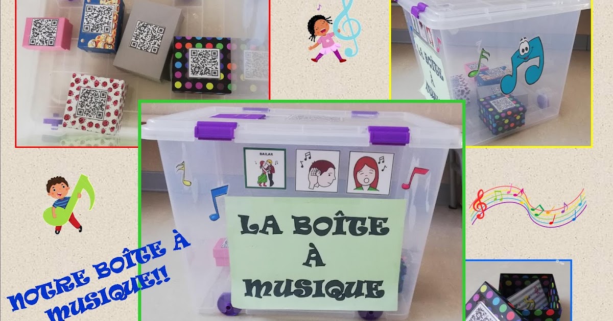 L' ÉCOLE DES ROBINSONS: NOTRE BOÎTE À MUSIQUE!