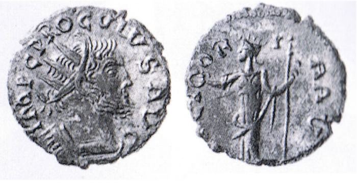 Mauseus: A Proculus coin from Yorkshire