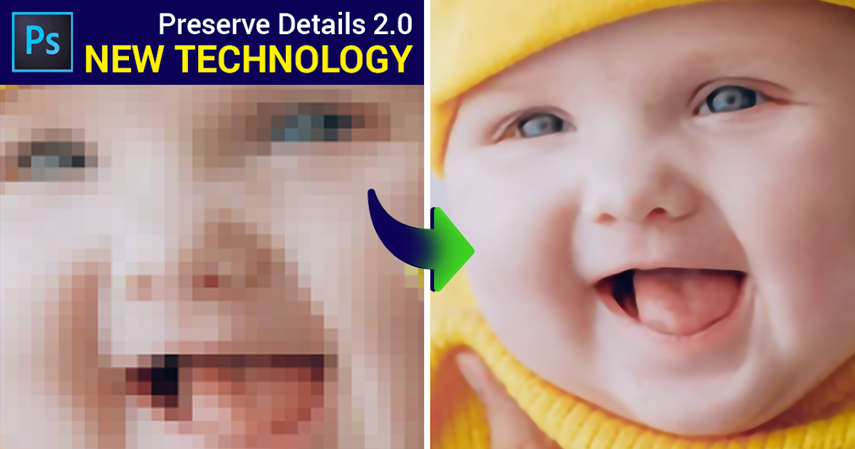 Convert Low to High Resolution in Photoshop using Preserve Details 2.0 ...