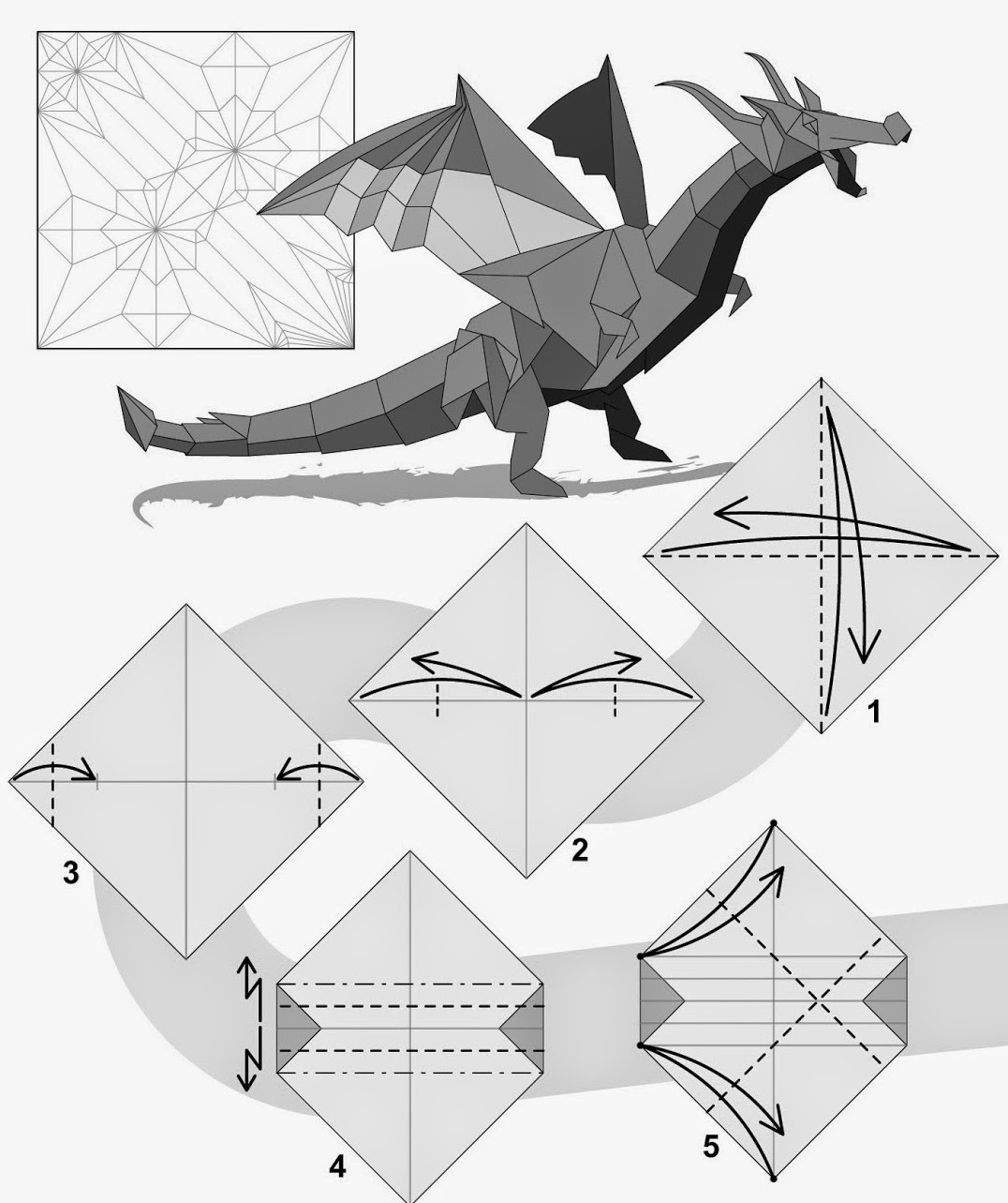 How To Make A Paper Dragon Easy Arts And Crafts Ideas