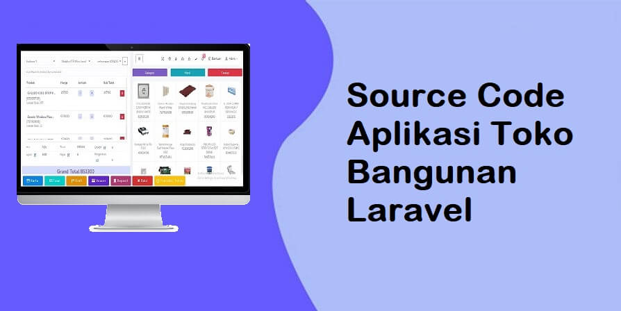 Source Code Aplikasi Toko Bangunan Laravel - Rumah IT