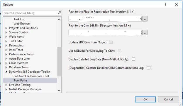 Microsoft Dynamics 365 Developer Toolkit for Visual Studio 2017