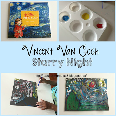 TeacherMomPlus3: Artist Study: Van Gogh (Starry Night)