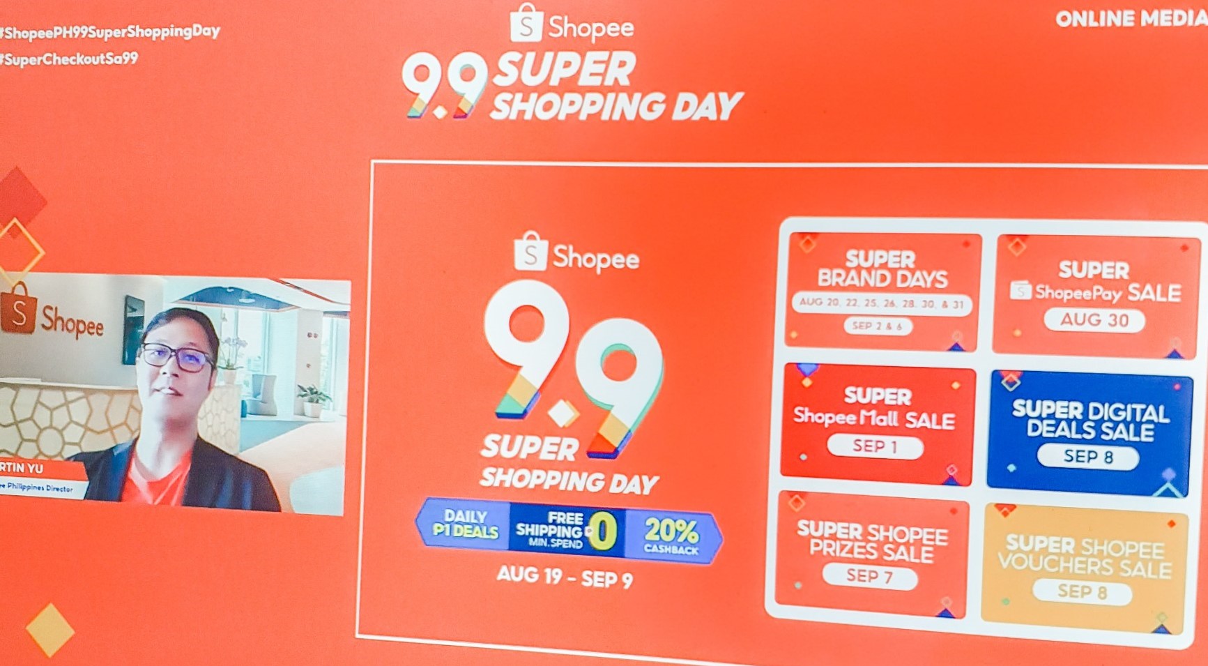 Shopee's 9.9 Super Shopping Day And Launch of International Superstar ...