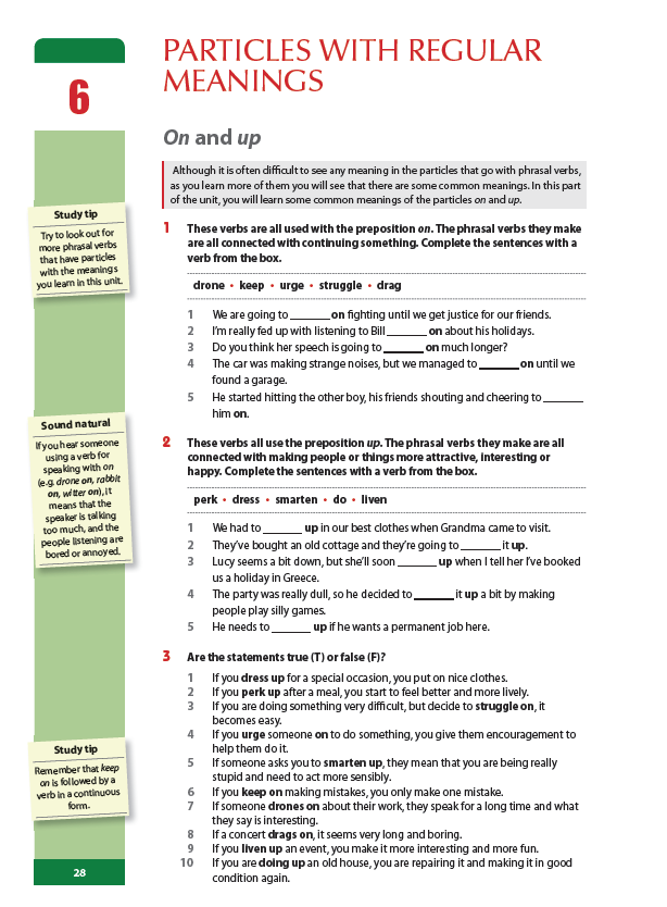 Learn IT! English: Particles