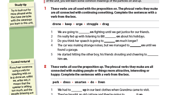 Learn IT! English: Particles