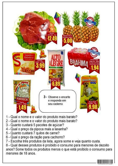 Professora Valdete Cantú: Atividades com Rótulos