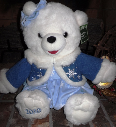 The Teddy Bear Shelter: WALMART SNOWFLAKE CHRISTMAS HOLIDAY TEDDY BEARS