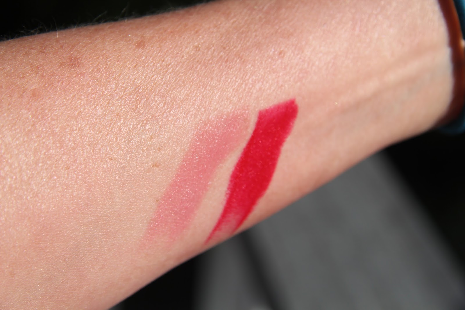 meganscribbles: Besame Lipstick in Victory Red and Portrait Pink Review ...