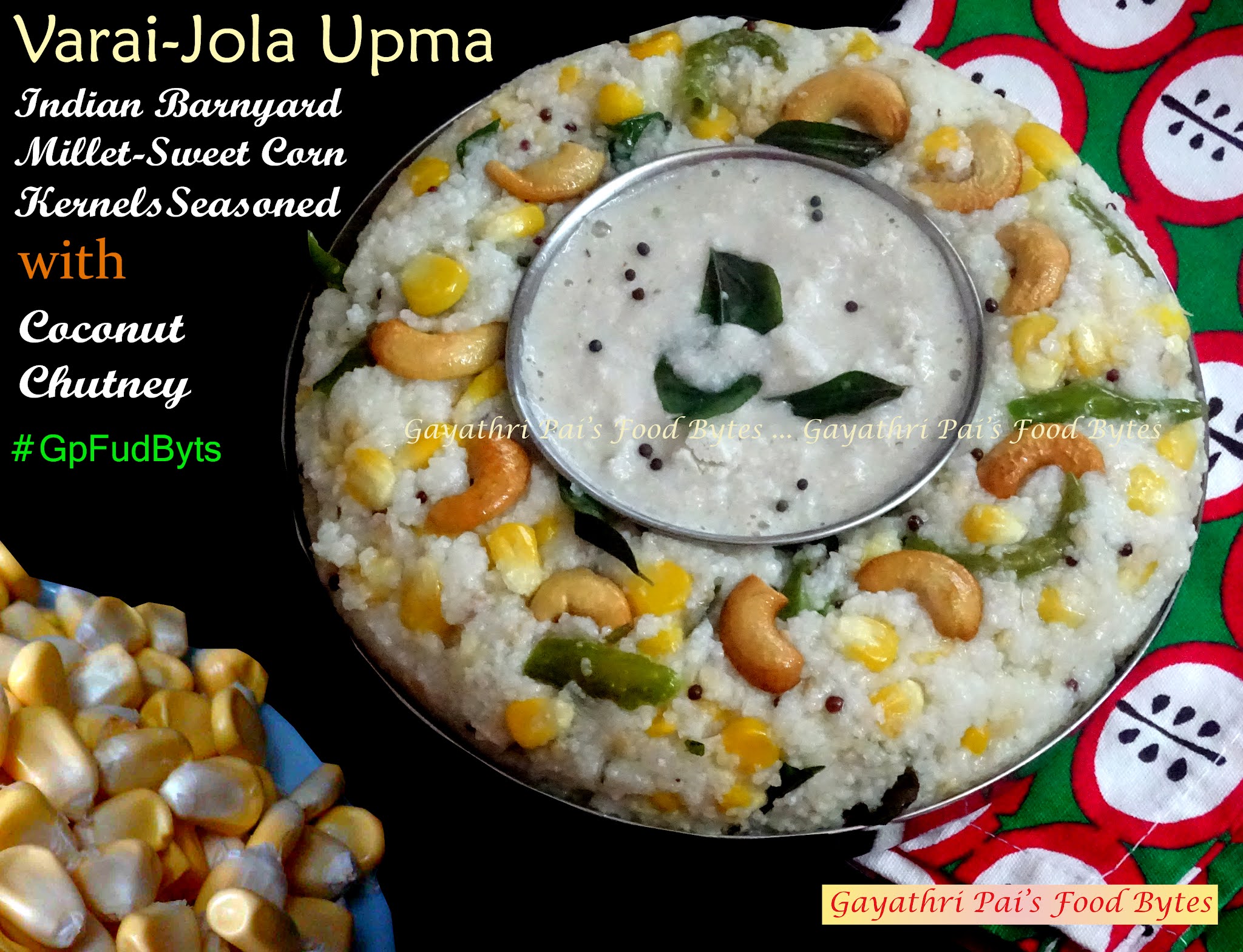 Gayathri Pai's Food Bytes: Varai- Jola Upma (Indian Barnyard Millet ...