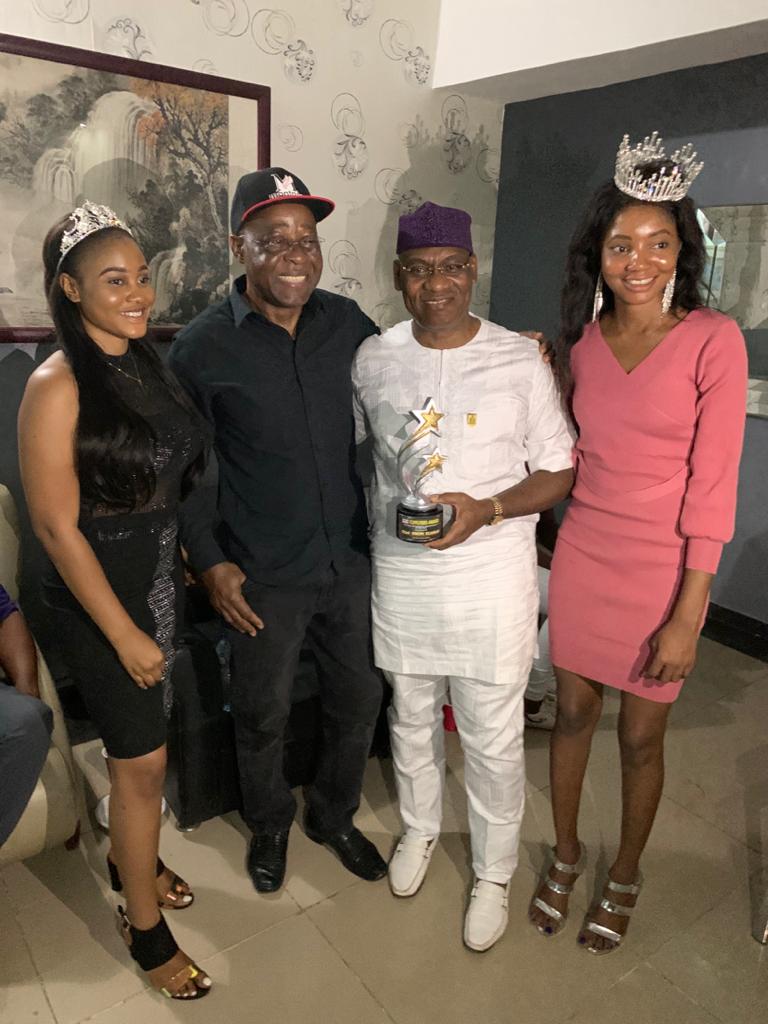 Photos of multiple Chief Oseni Elamah Receiving Topflyers Excellence ...