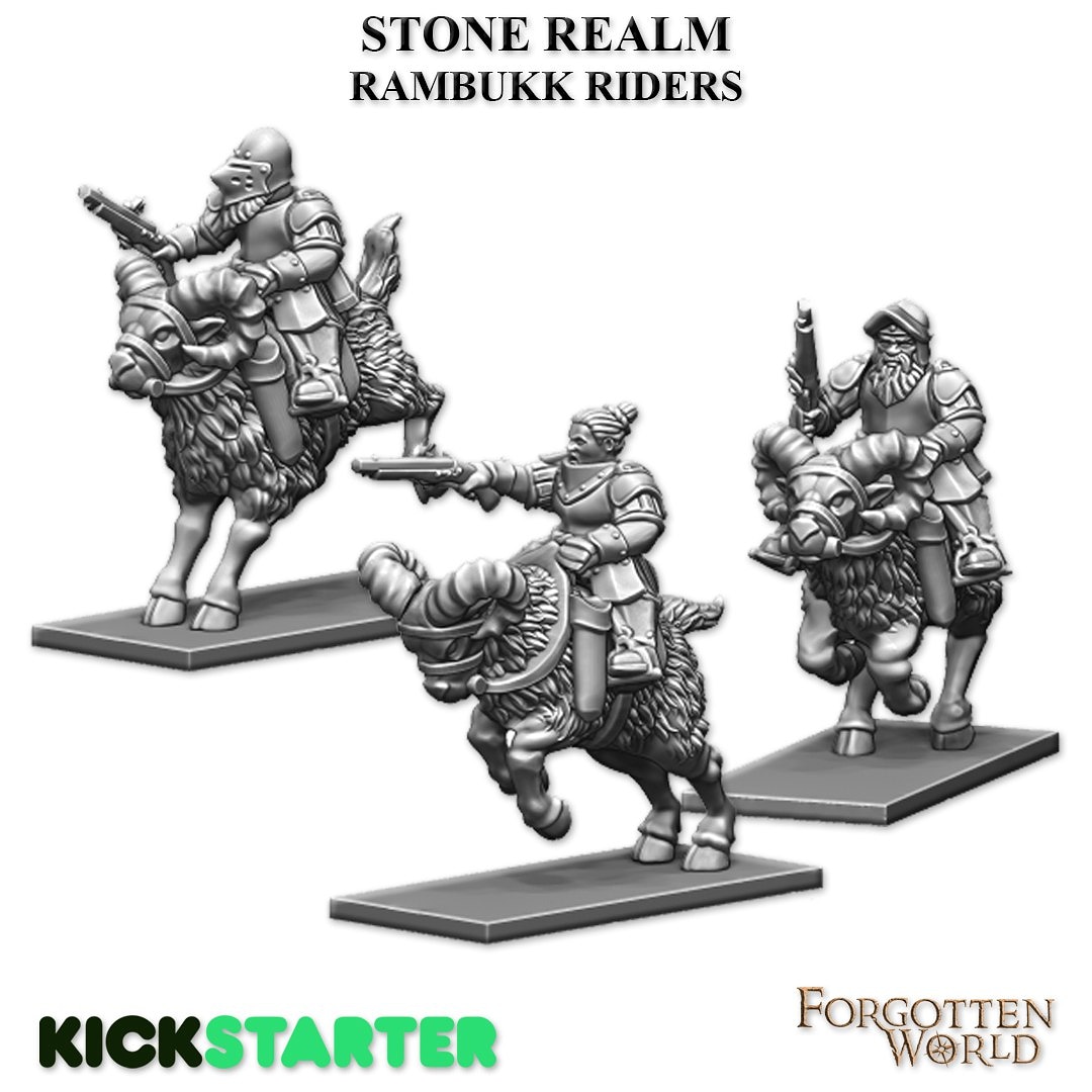 Wargame News and Terrain: Fireforge Games: Fantasy Dwarf Rambukk Riders ...