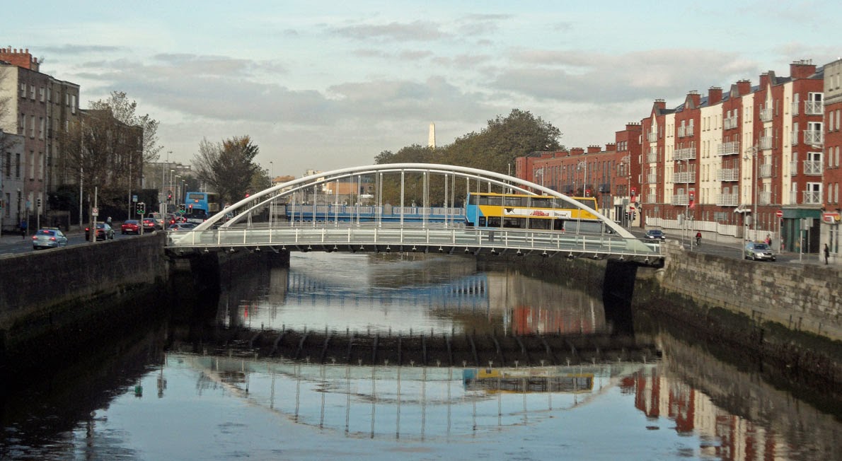 The Happy Pontist: Irish Bridges: 3. James Joyce Bridge, Dublin
