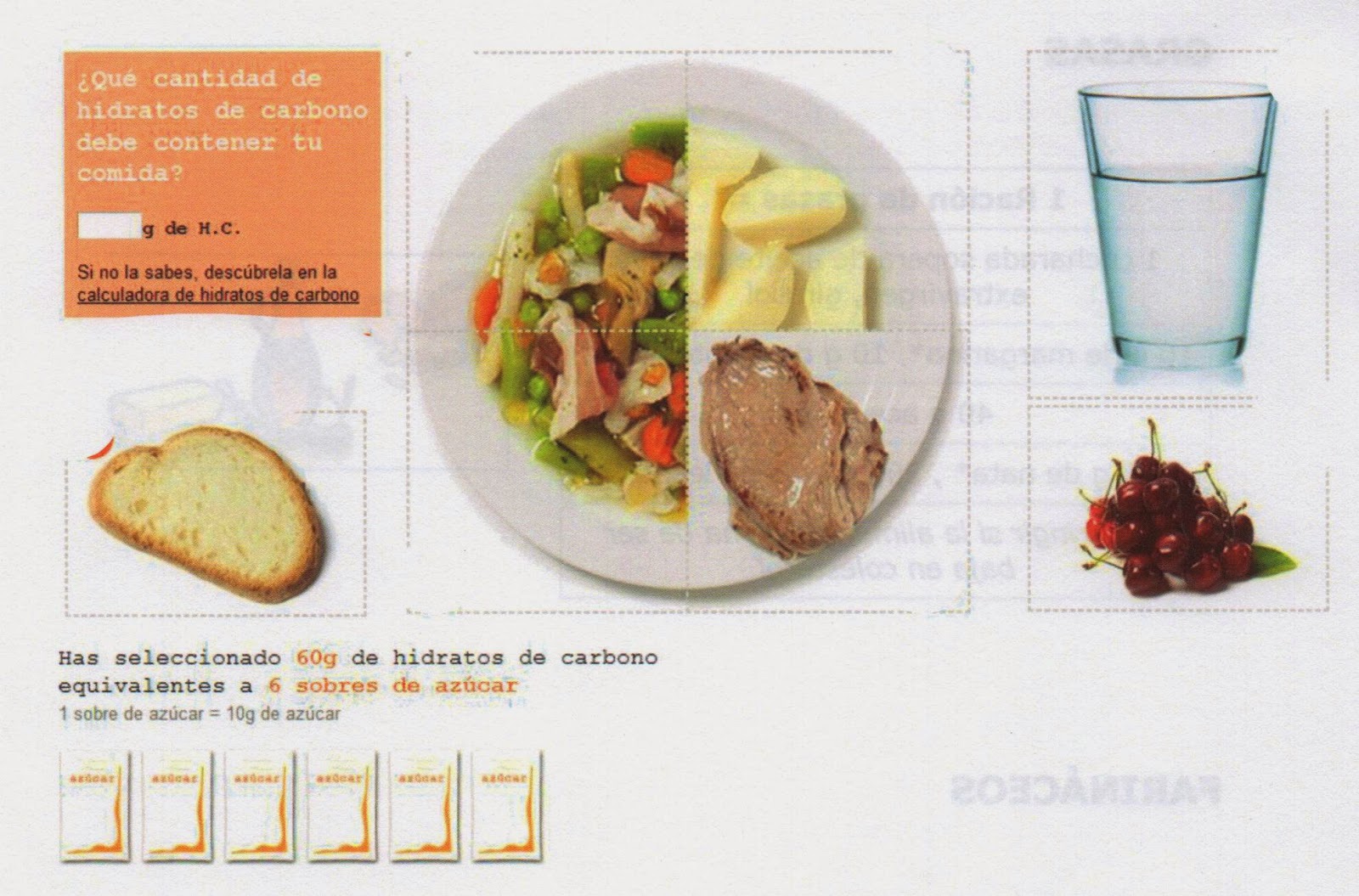 Una diabética en la cocina: Concepto de ración