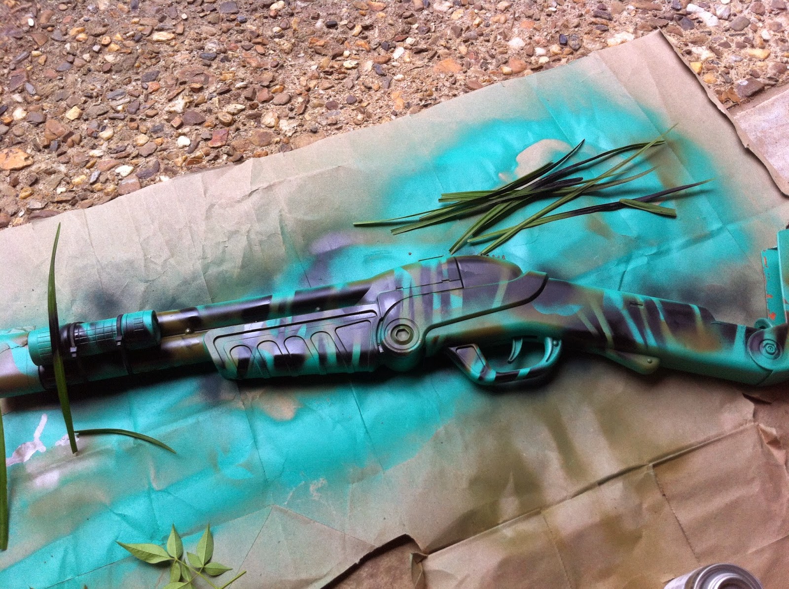 Planning And Foresight: Nerf Gun Camo: DIY Project
